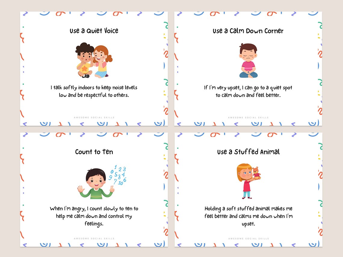 Social Story Voices Are Not for Yelling Printable PDF for Kids Autism ...