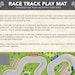 Race Track Play Mat for Kids Play Mat Pretend Play Activity for Parents ...