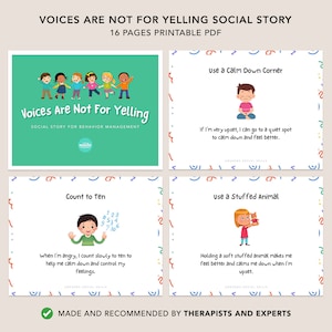 Social Stories Bundle Printable PDF for Kids Autism Behavior Management ...