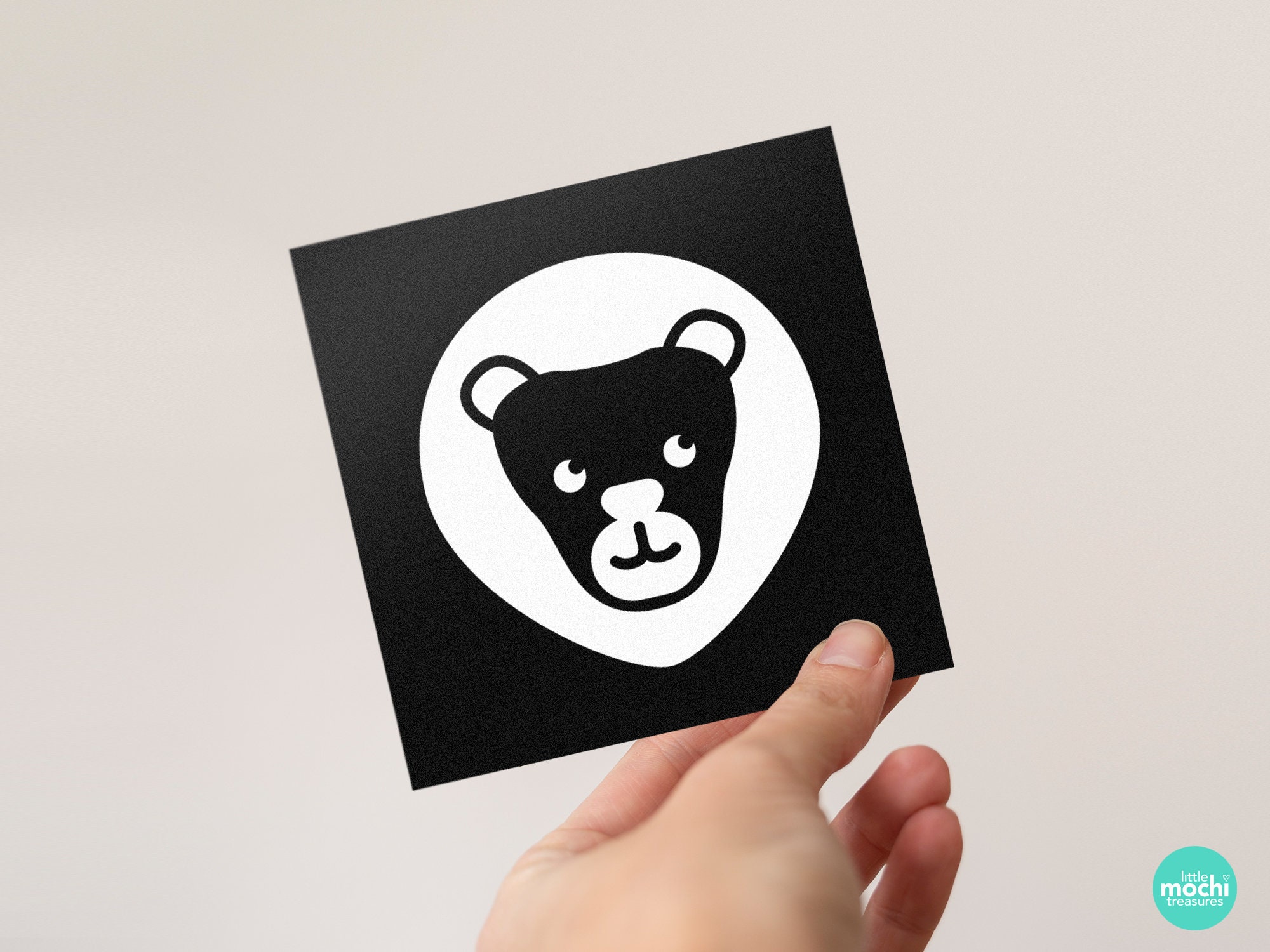 Printable Sensory Cards for Baby Visual Stimulation Cards High Contrast ...