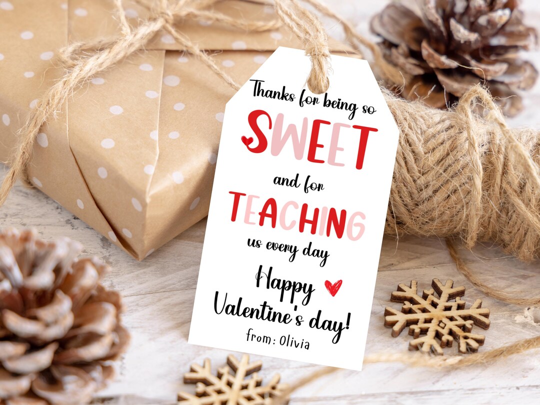 EDITABLE Valentine Gift Tags Printable Kids Valentine Tags Classroom ...