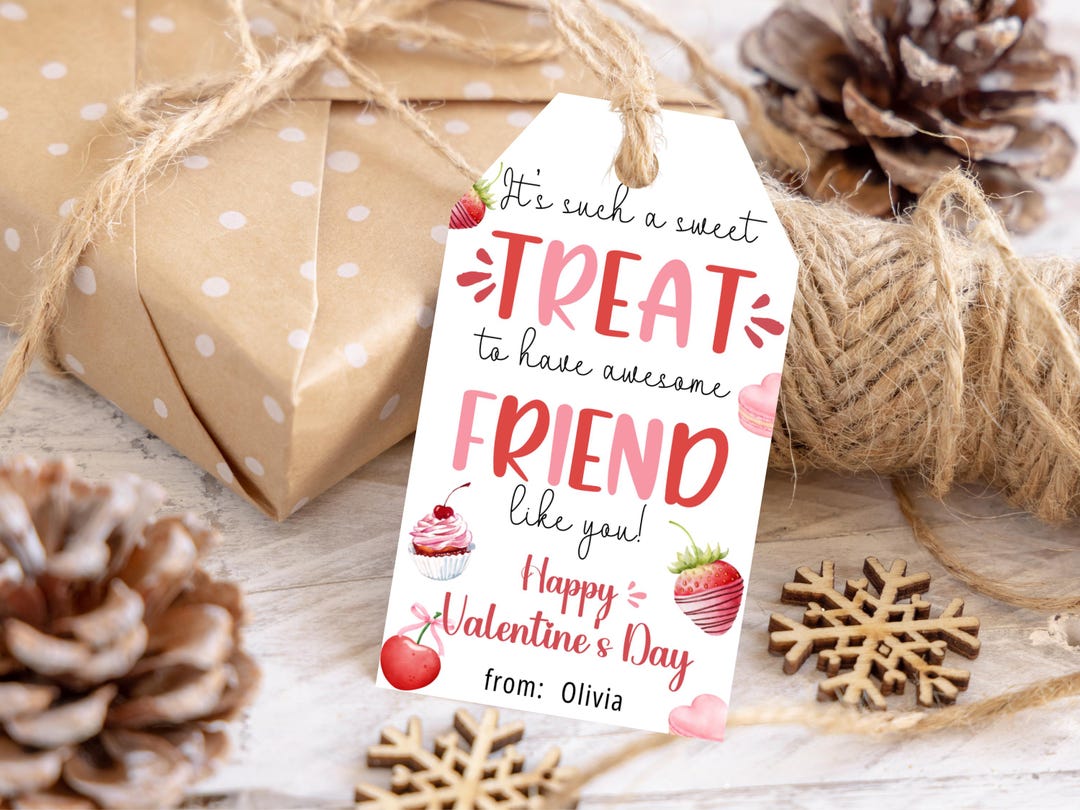 EDITABLE Valentine Gift Tags Printable Kids Valentine Tags Classroom ...