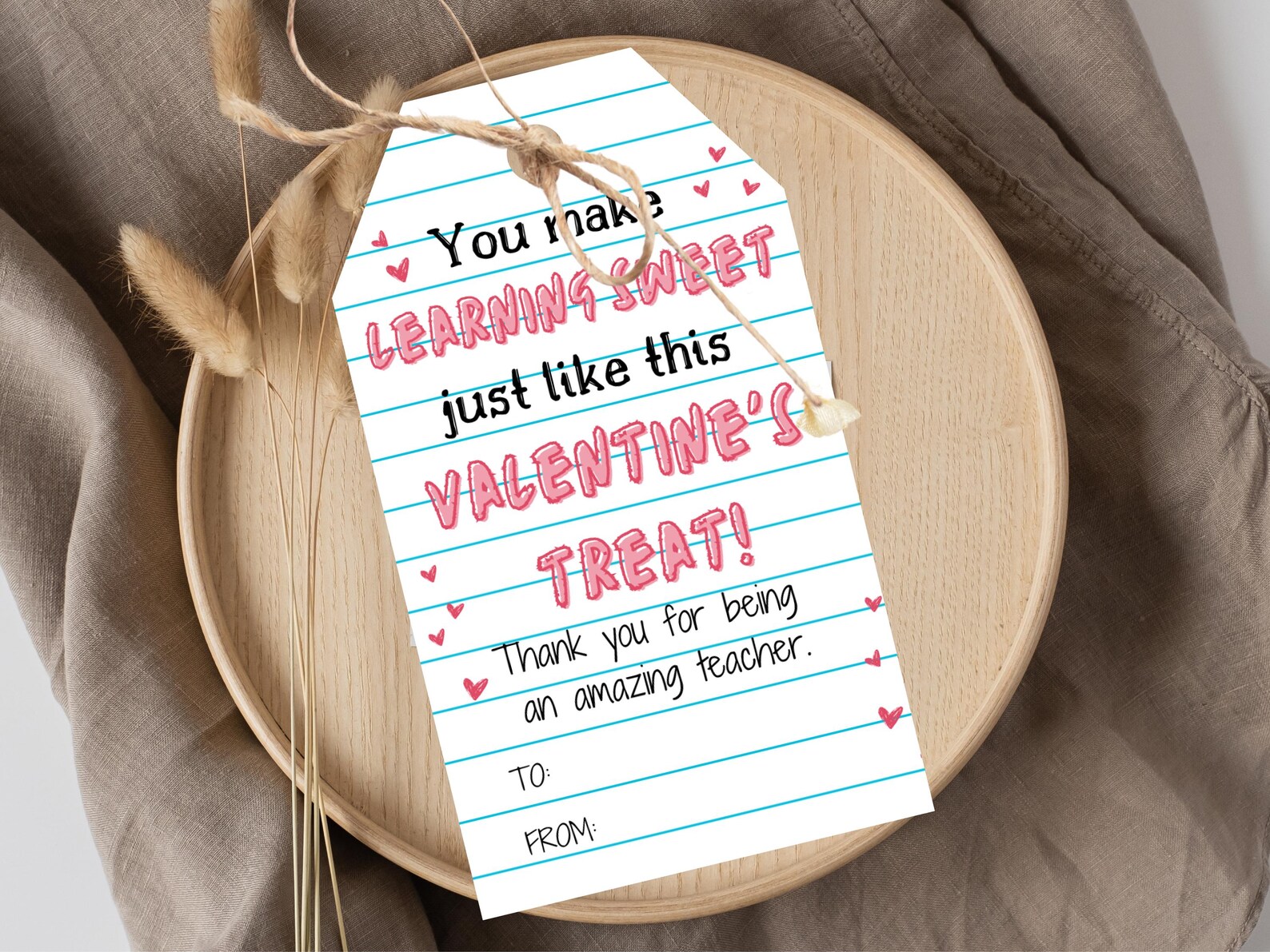 EDITABLE Valentine Gift Tags Printable Kids Valentine Tags Classroom ...
