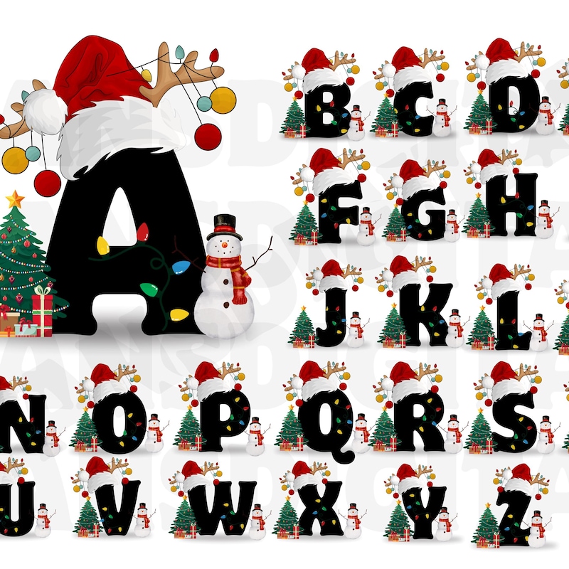 Initial Christmas Shirts - Etsy