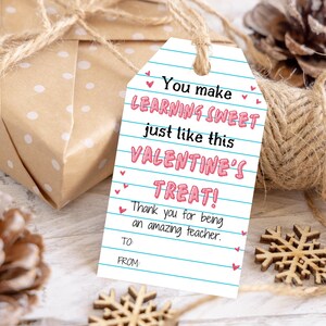 EDITABLE Valentine Gift Tags Printable Kids Valentine Tags Classroom ...