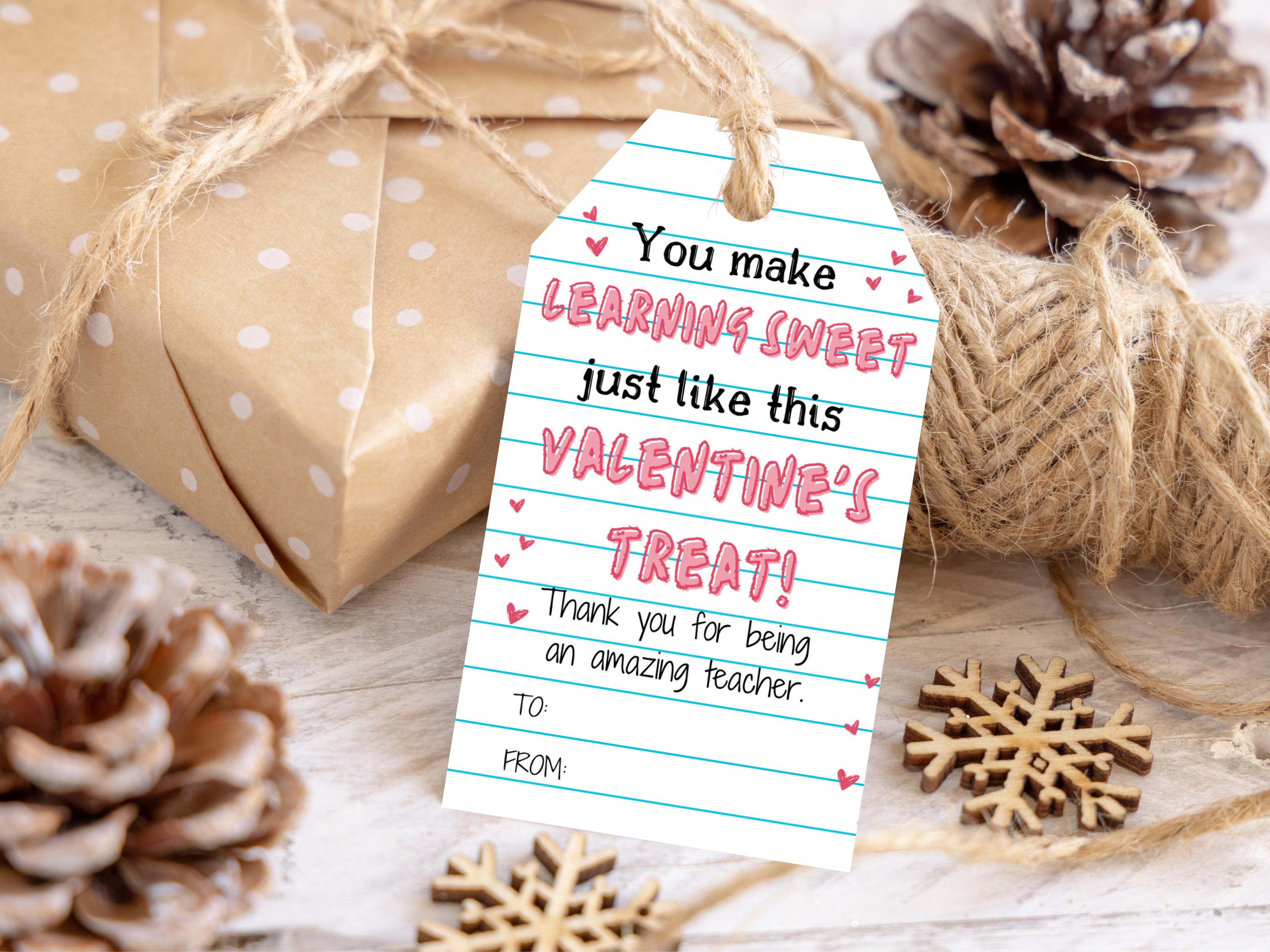 EDITABLE Valentine Gift Tags Printable Kids Valentine Tags Classroom ...