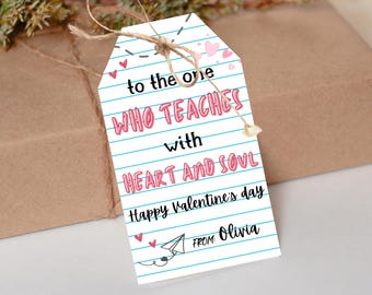 EDITABLE Valentine Gift Tags Printable Kids Valentine Tags Classroom ...