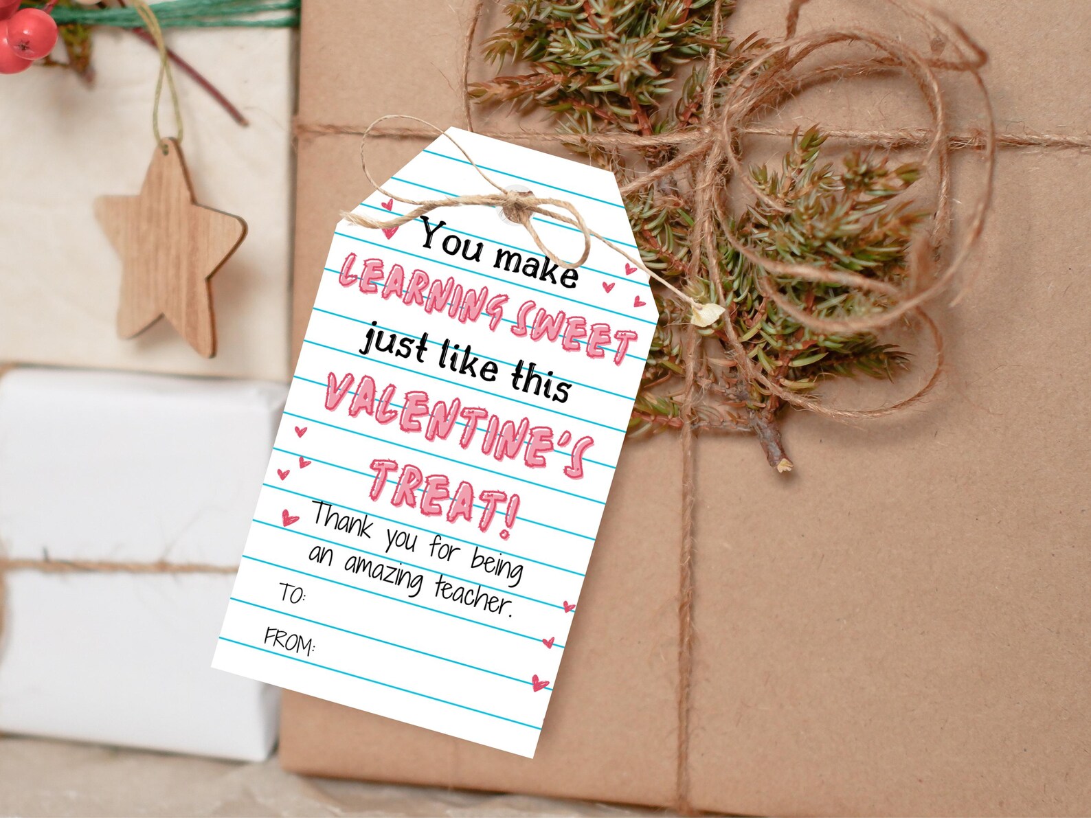 EDITABLE Valentine Gift Tags Printable Kids Valentine Tags Classroom ...