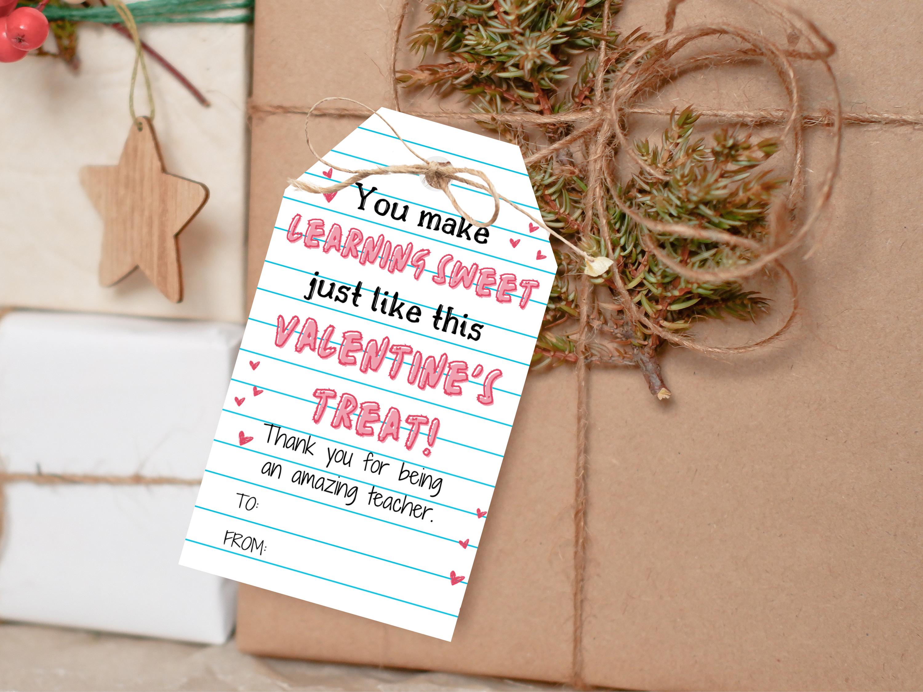 EDITABLE Valentine Gift Tags Printable Kids Valentine Tags Classroom ...