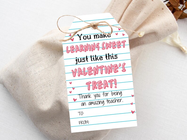 EDITABLE Valentine Gift Tags Printable Kids Valentine Tags Classroom ...