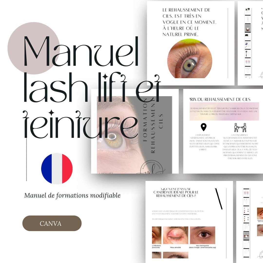 Lash Lift / Lash Enhancement / Lash Botox Training Manual - Etsy