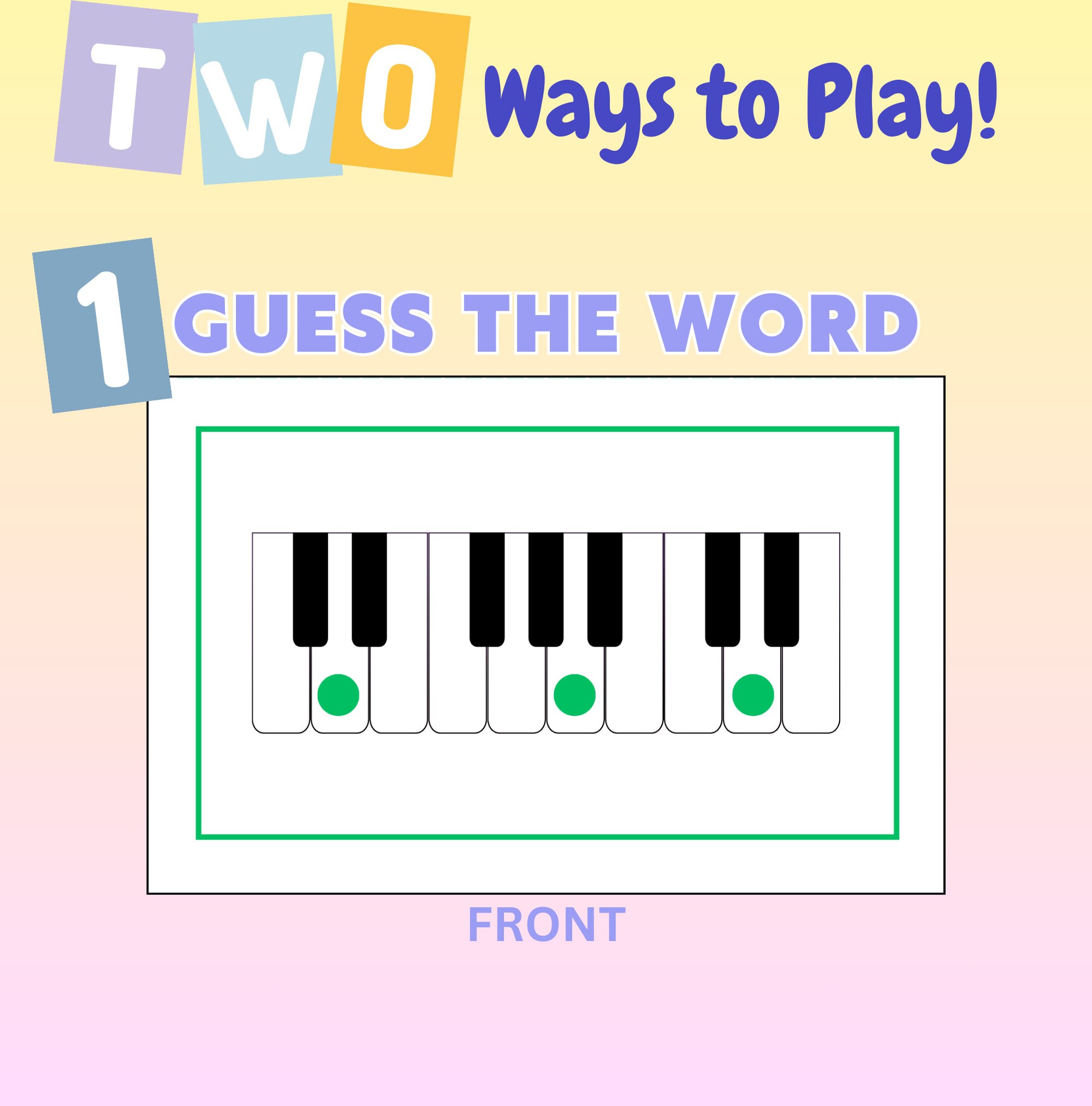 Piano Key Spelling Flashcards | Learn Piano | Printable | Beginner ...