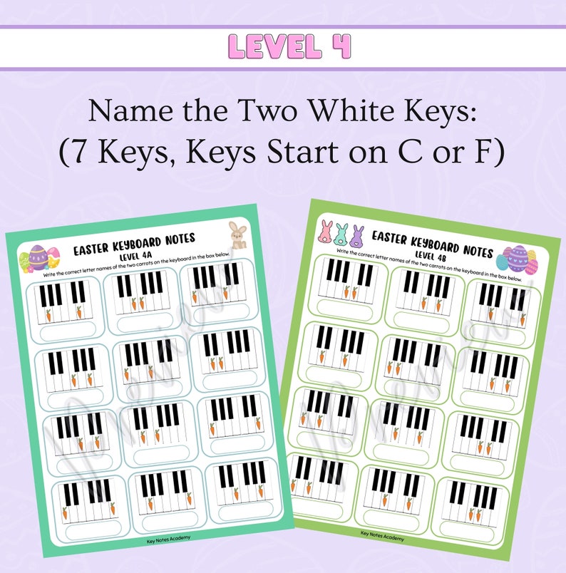 Printable Piano Worksheet | Learn Piano Keys | Preschool Piano | Music ...
