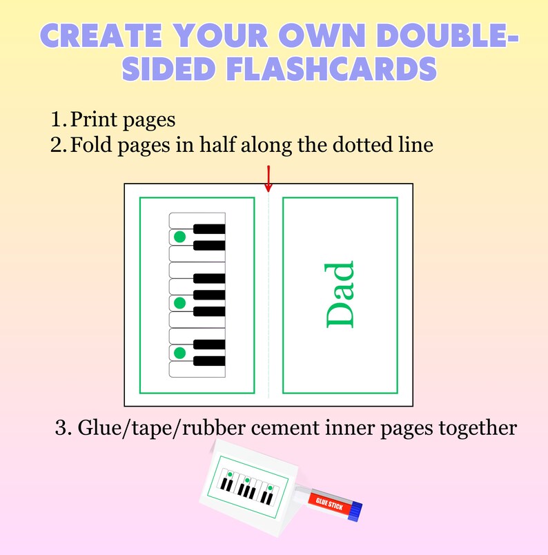 Piano Key Spelling Flashcards | Learn Piano | Printable | Beginner ...