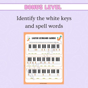 Printable Piano Worksheet | Learn Piano Keys | Preschool Piano | Music ...