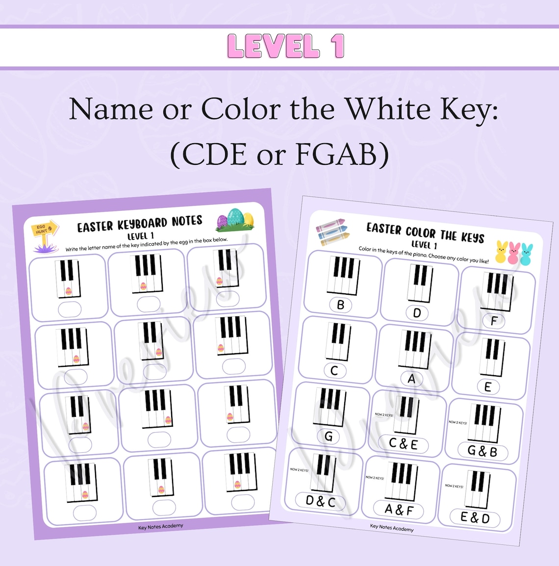 Printable Piano Worksheet | Learn Piano Keys | Preschool Piano | Music ...