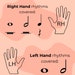 Two-handed Rhythm Flashcards | Learn Piano | Printable | Beginner Piano ...