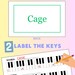 Piano Key Spelling Flashcards | Learn Piano | Printable | Beginner ...