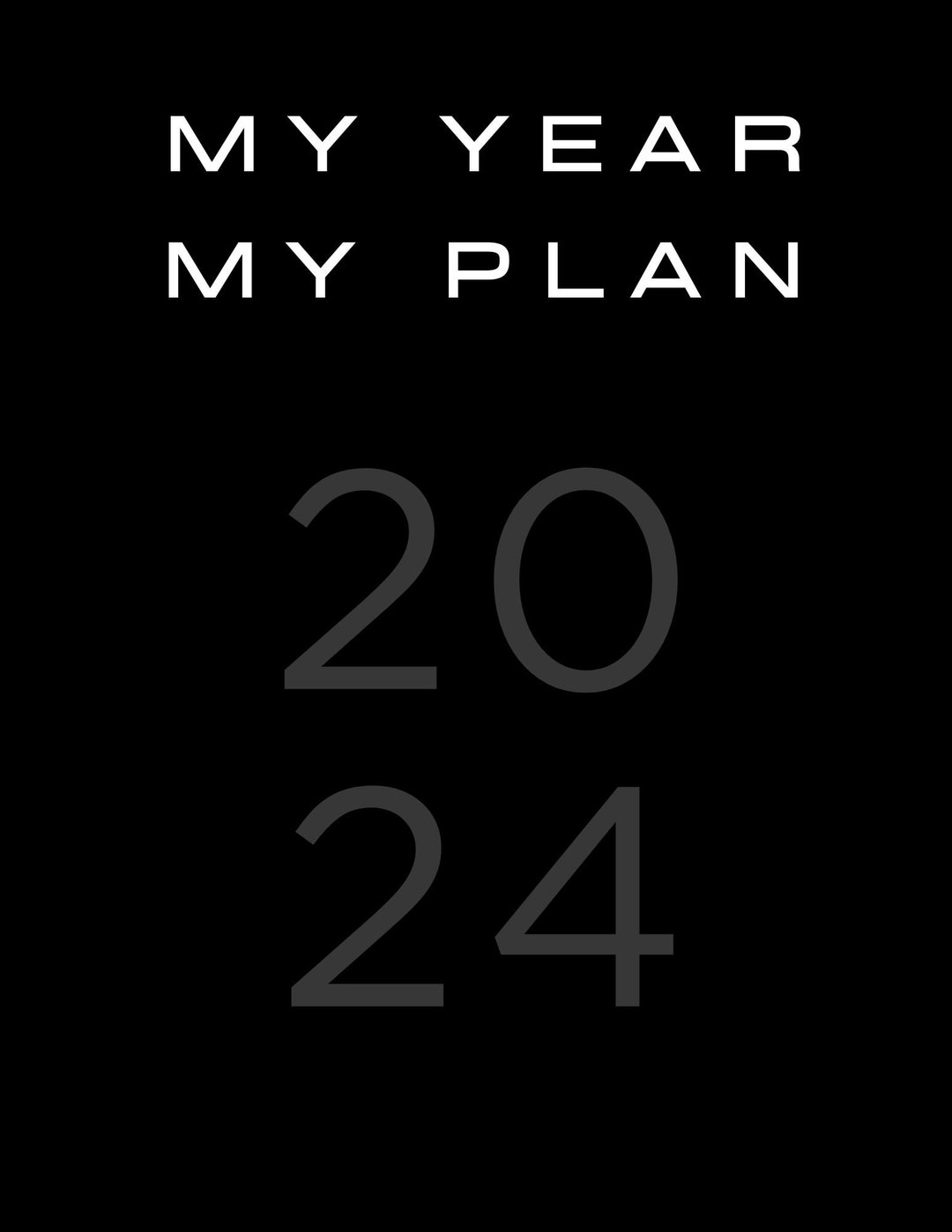 My Year My Plan 2024 - Etsy