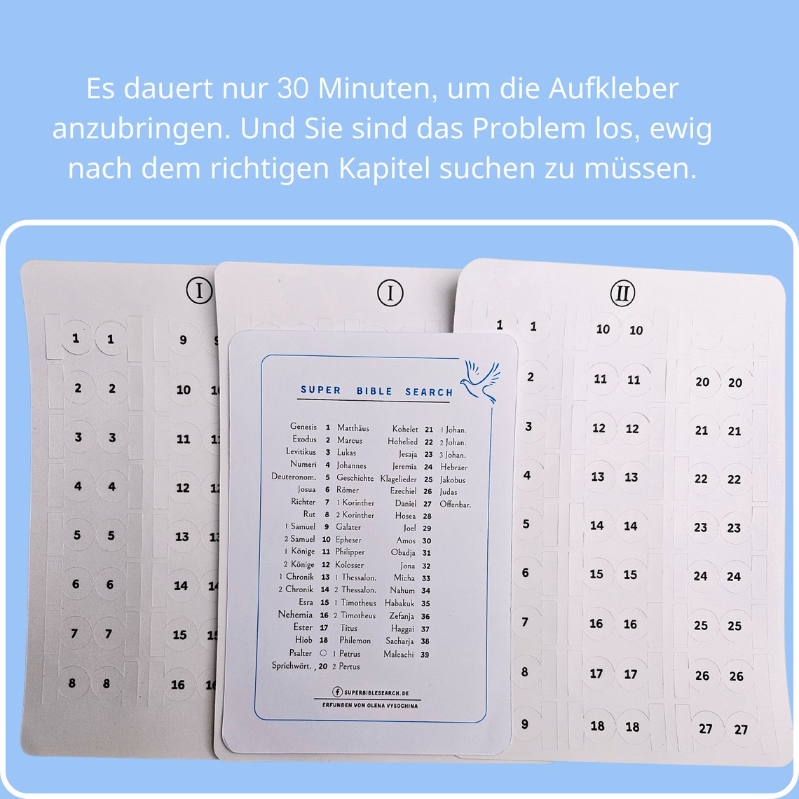 Bible Register, Bible Register for Bible Study, Bible Tabs ...