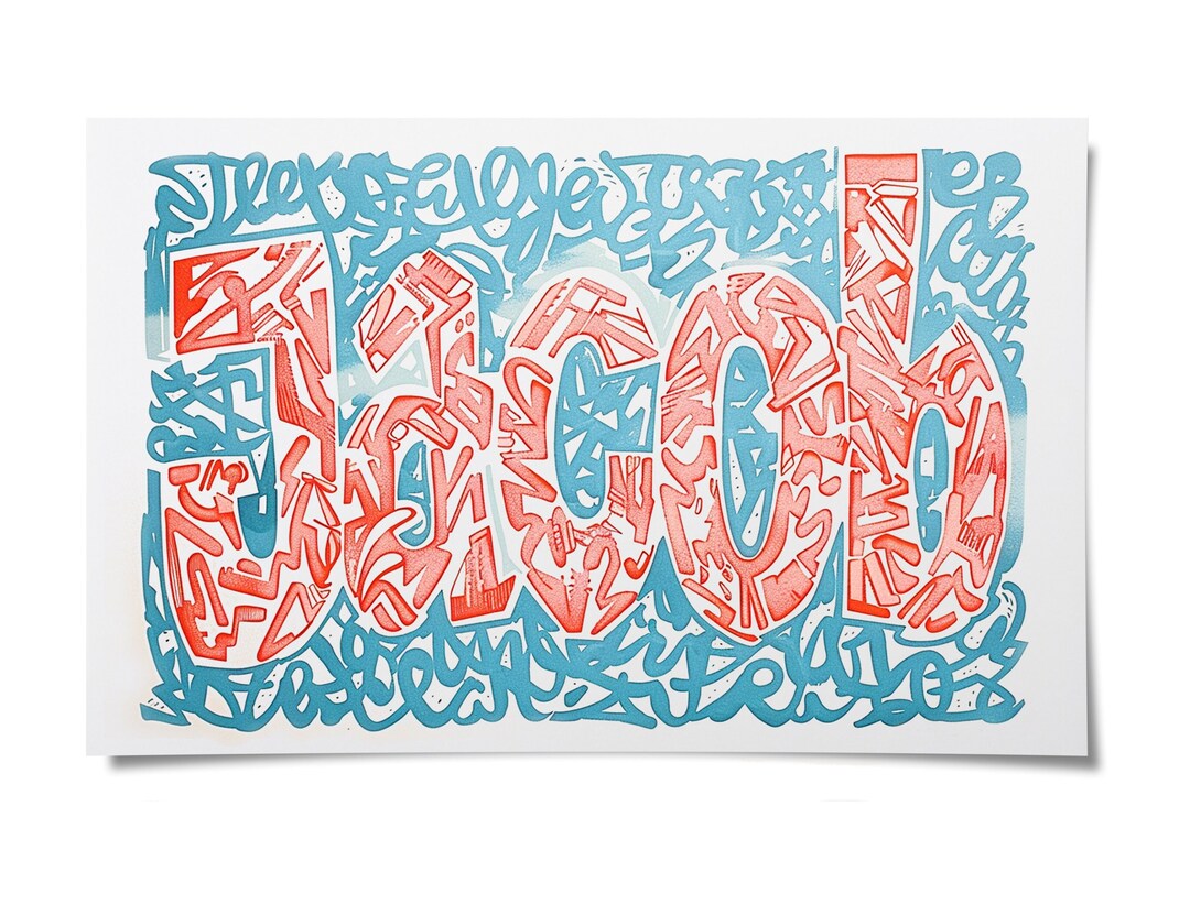 Custom Name Art for Kid Name Artwork for Child Room Decor Baby Shower ...