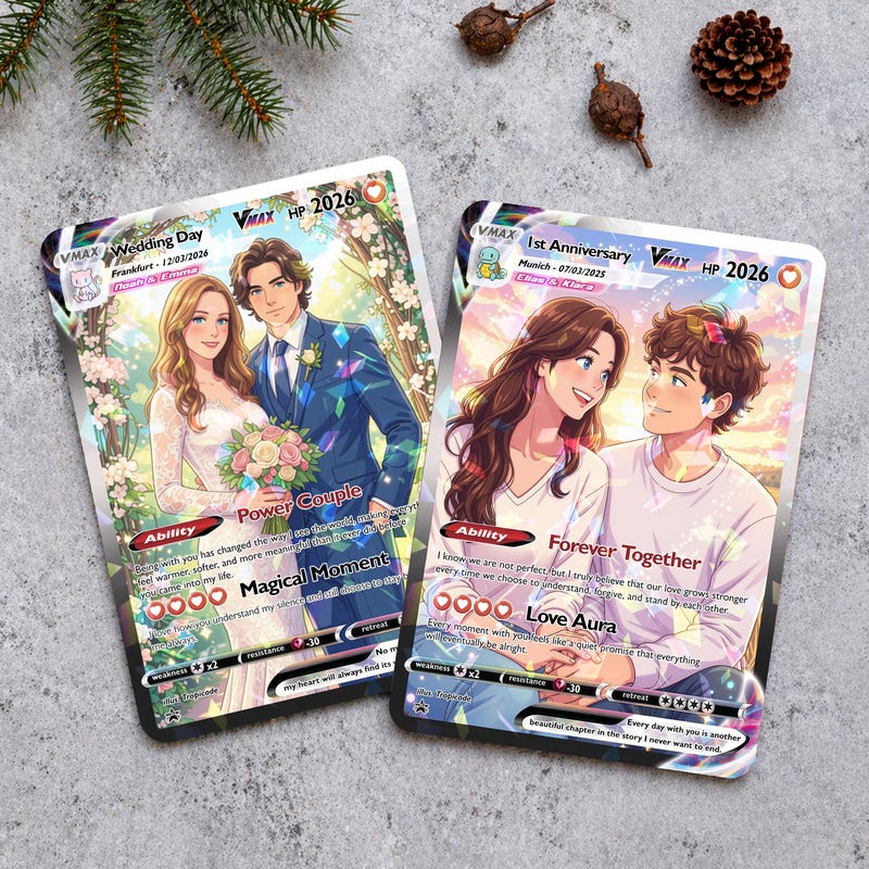 Custom Pokemoncards Vmax - Etsy UK