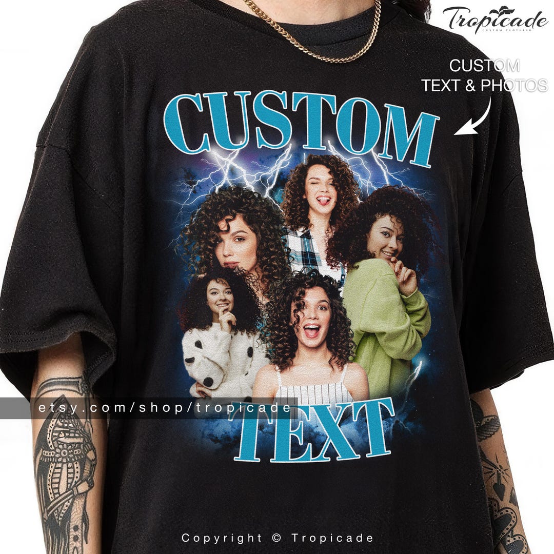 Custom Bootleg Rap Tee, Custom Bootleg Shirt, Custom Photo Shirt ...
