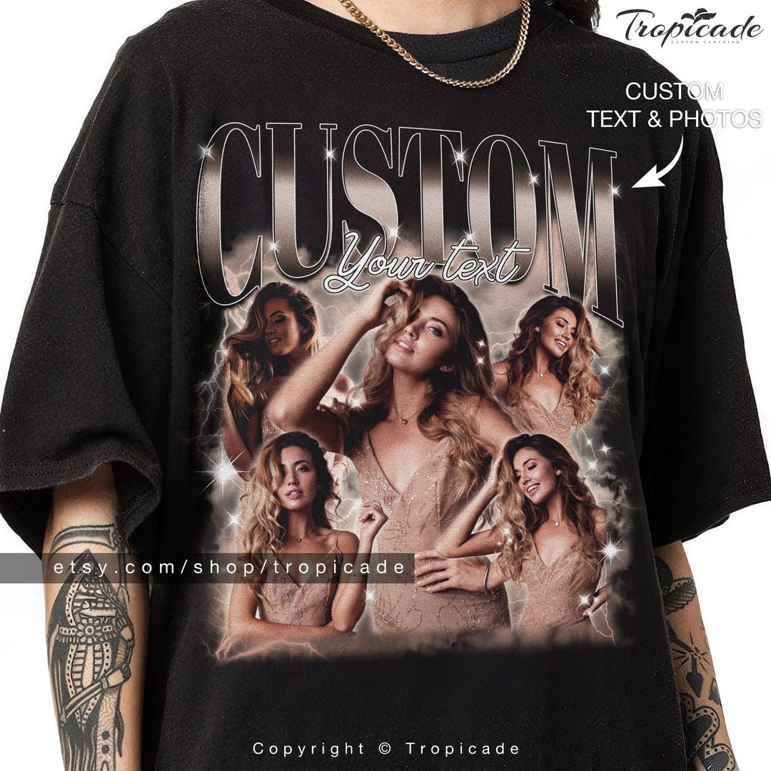 Custom Bootleg Rap Tee, Custom Your Own Bootleg Shirt, Custom Bootleg ...