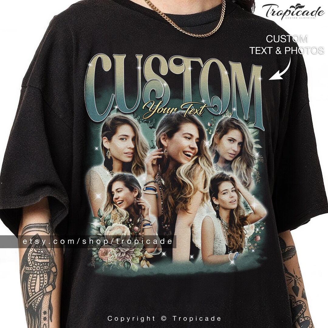 Custom Bootleg Rap Tee, Custom Bootleg Shirt, Custom Photo Shirt ...