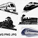 Train Svg, Train Cut Files, Train Clipart, Train Files, Train Vector ...