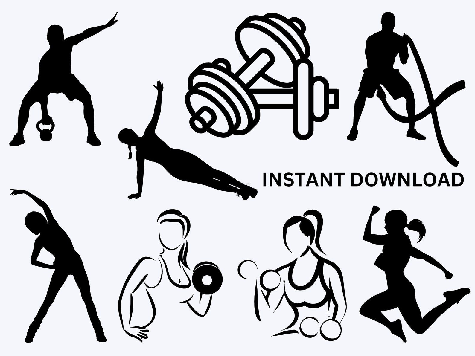 Fitness Svg, Fitness Svg Designs, Work Out Designs, Gymnast Svg ...