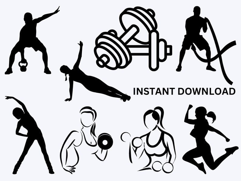 Fitness Svg, Fitness Svg Designs, Work Out Designs, Gymnast Svg ...