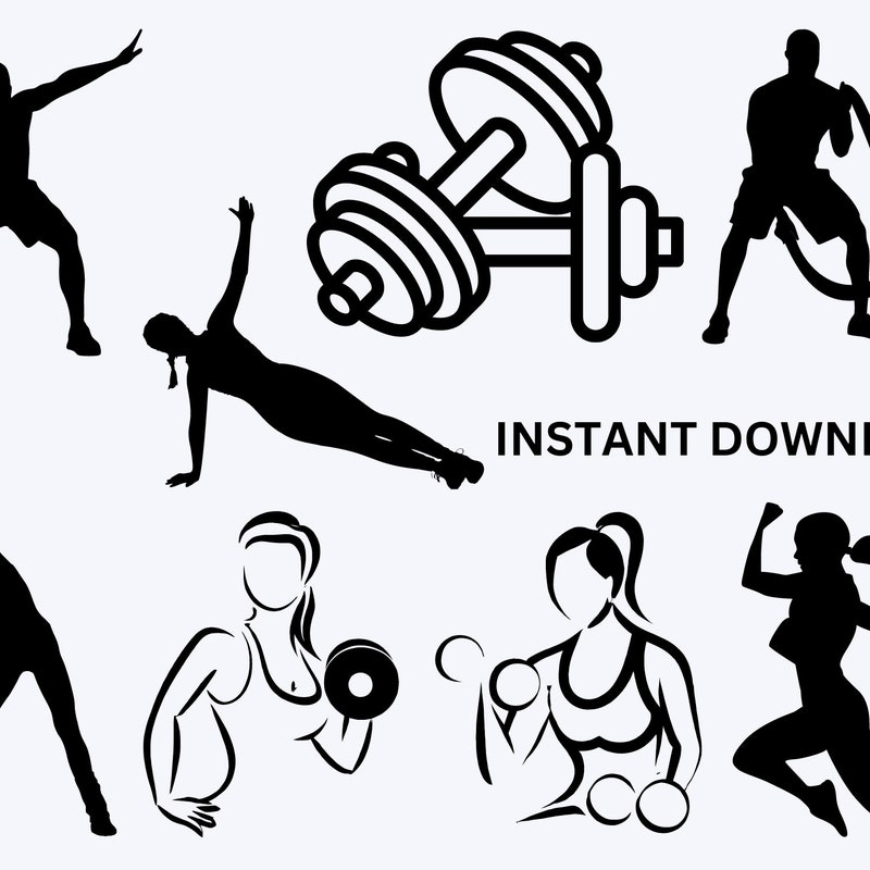 Fitness Svg - Etsy