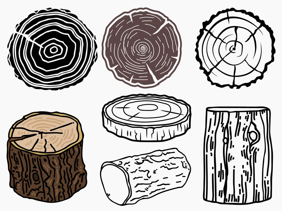 Wooden Svg, Tree Stump Svg, Lumber Svg, Tree Trunk Slice Svg, Wood ...