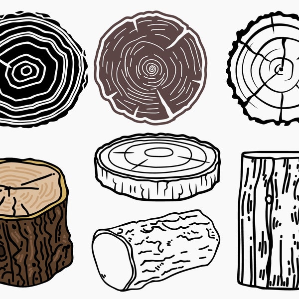 Tree Trunk Slices - Etsy