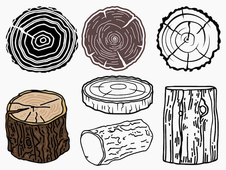 Wooden Svg, Tree Stump Svg, Lumber Svg, Tree Trunk Slice Svg, Wood ...
