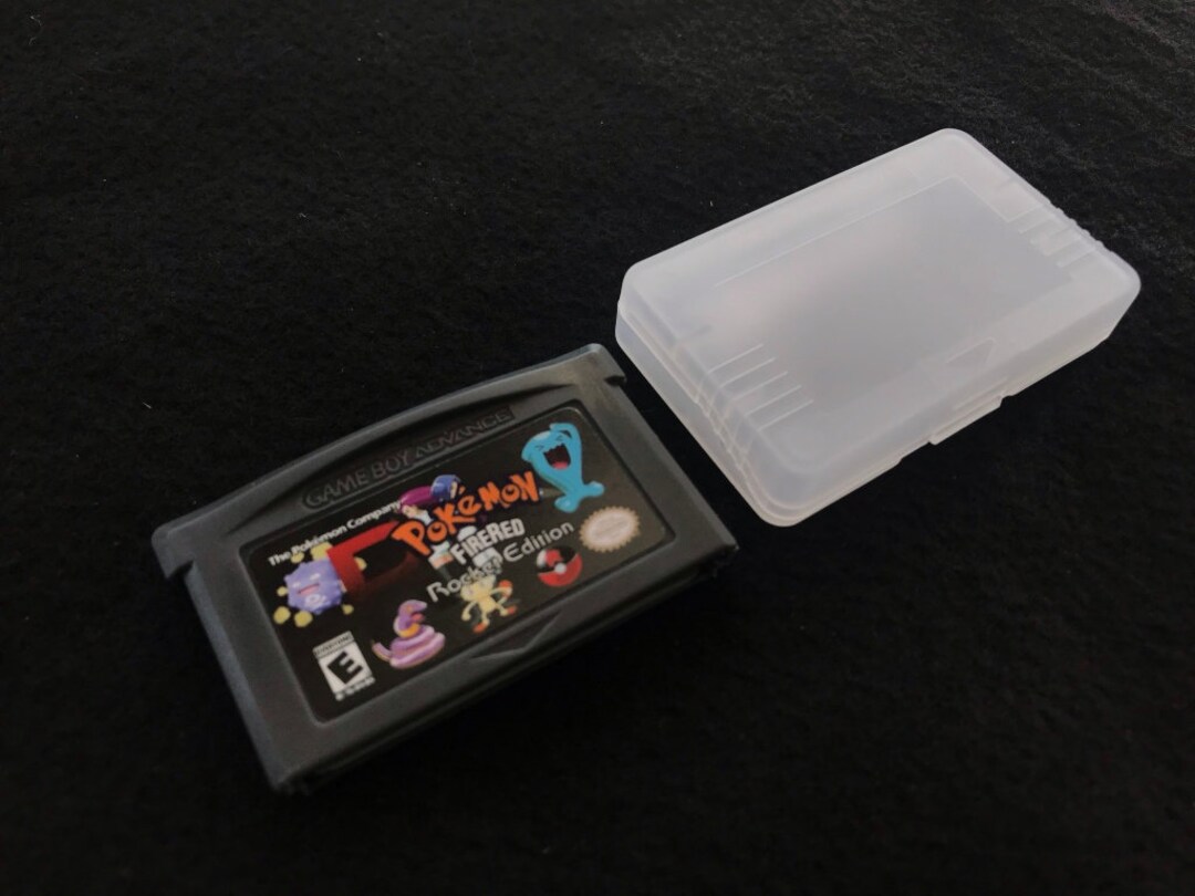 Gameboy Advance Pokemon Team Rocket Fire Red New Fan Story Case - Etsy