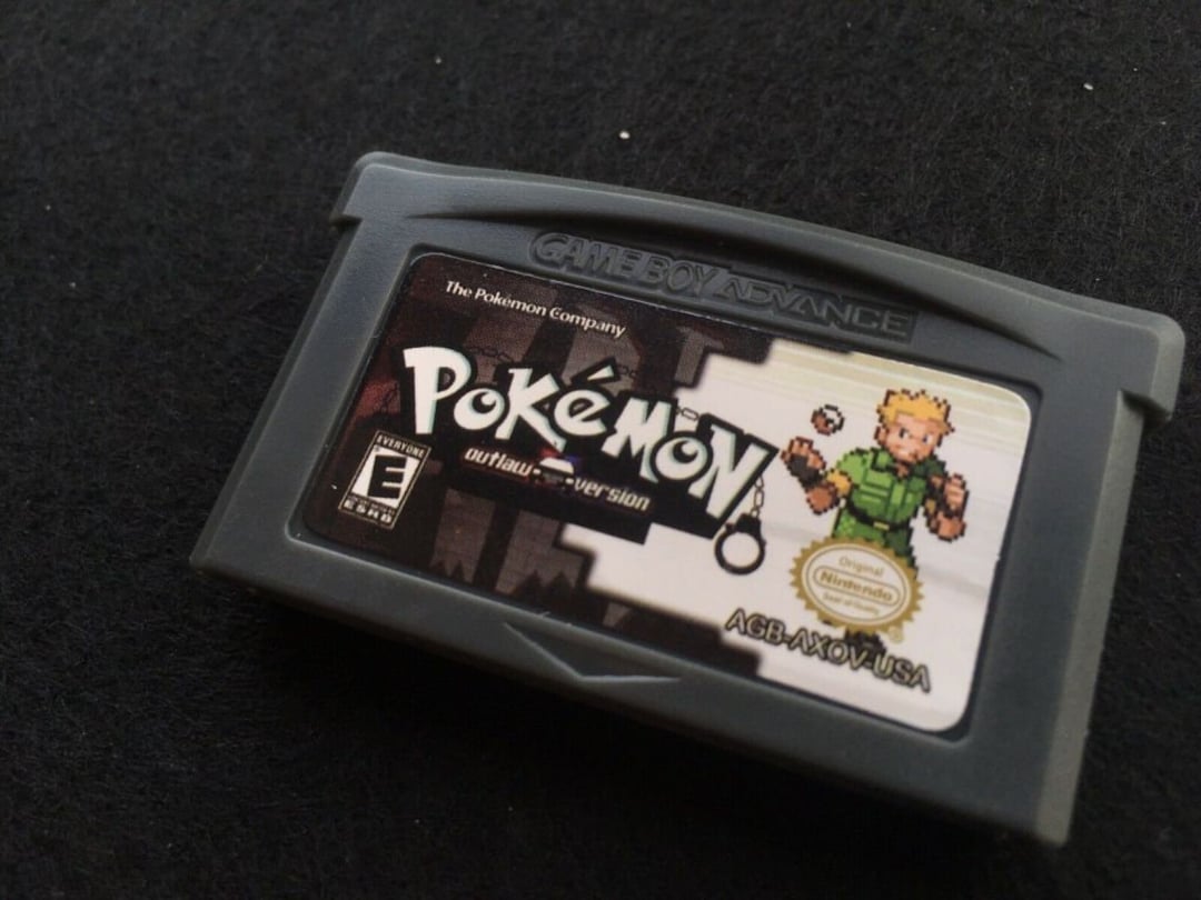 Gameboy Advance Pokemon Outlaw Version New Game Pokémon Fan Story Case ...