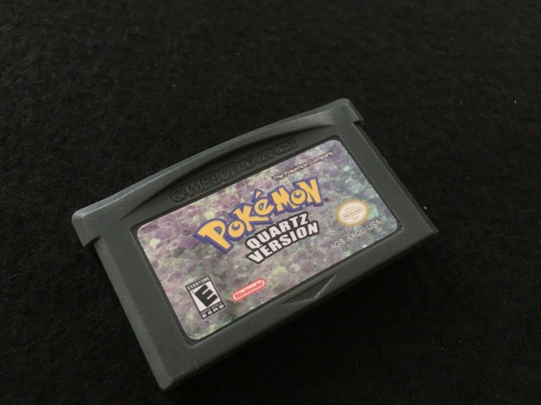 Gameboy Advance Pokemon Quartz Pokémon Fan Story Case - Etsy