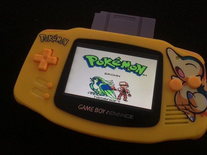Gameboy Color Pokemon Old Brown Version New Game Pokémon Fan Story Case ...
