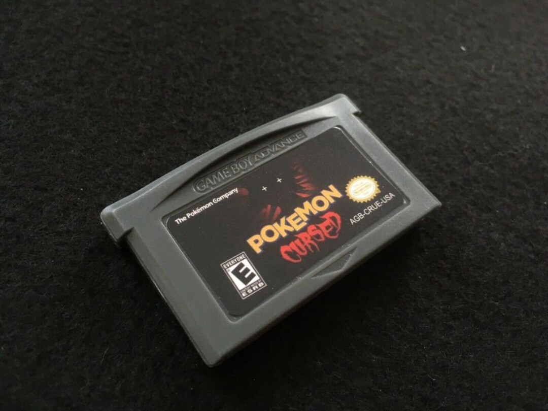 Gameboy Advance Pokemon Cursed Version New Game Pokémon Fan Story Case ...