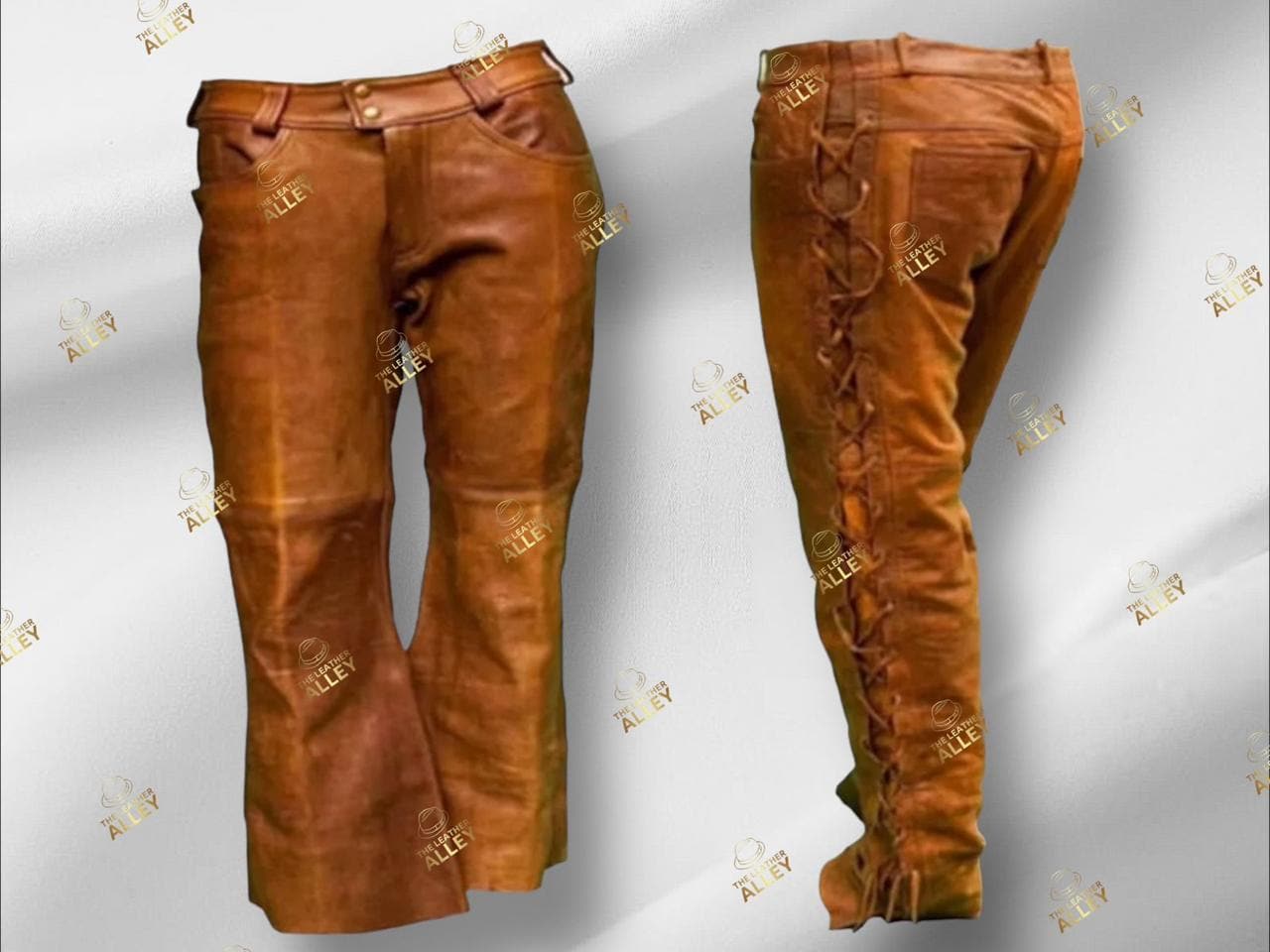 Native Indian Buckskin Suede Beige Leather Sioux, Beaded Fringe Powwow Regalia Pants for Men's ...