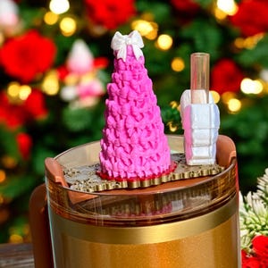 Christmas Bows Tree Stanley Lid Topper - Etsy