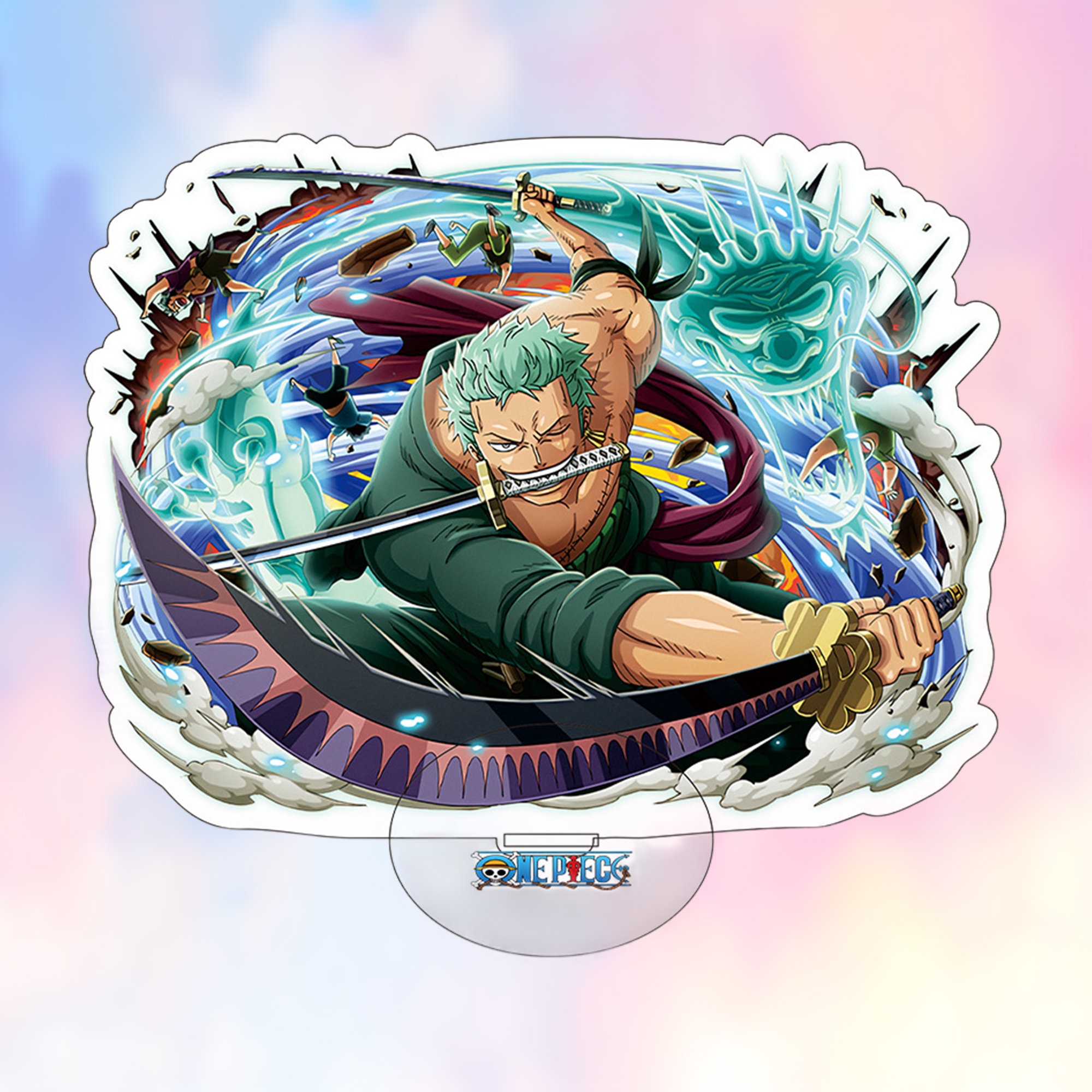 One Piece Roronoa Zoro Standees/acrylic Standees Luffy/tony Tony ...