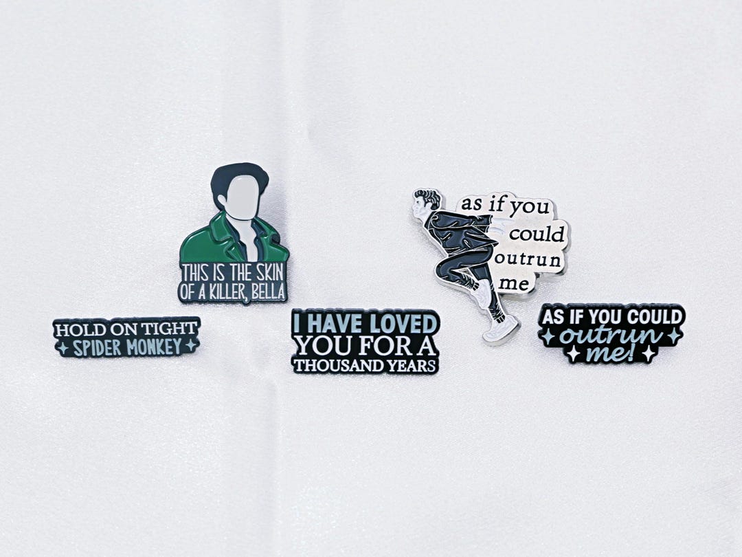 Twilight Enamel Pin / This is the Skin of a Killer, Bella / as If You ...