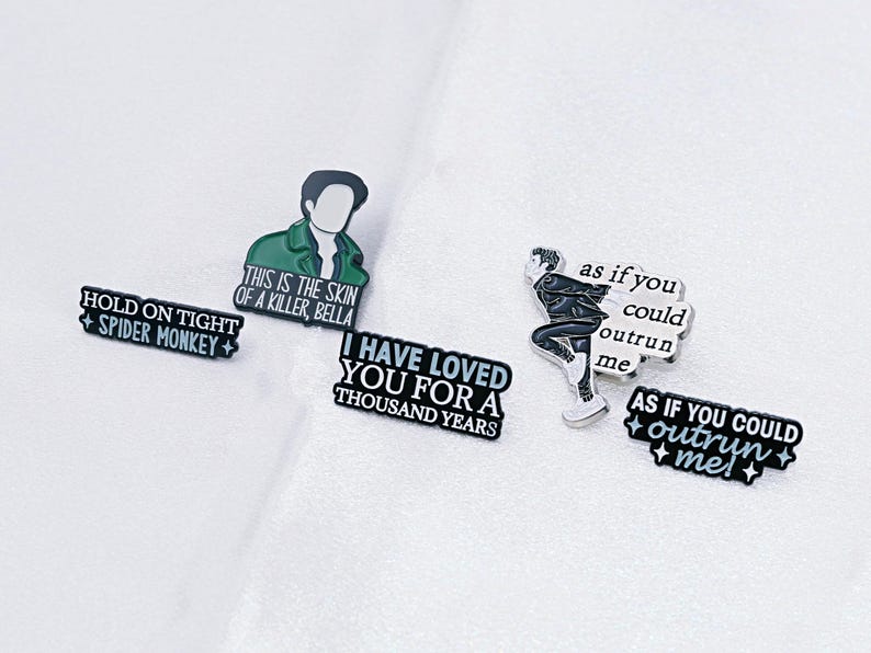 Twilight Enamel Pin / This is the Skin of a Killer, Bella / as If You ...