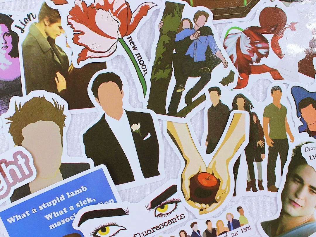 Twilight Stickers 50 A Pack / Waterproof / Vampires - Etsy