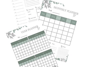 Editable & Printable 2023 Digital Planner - Etsy
