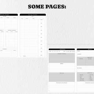 Monthly Recap Planner Empowered Journey 2025 Organizer for Wellness ...