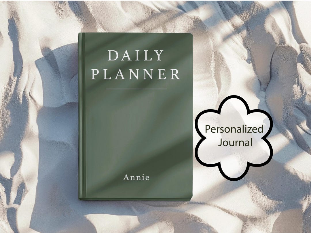 Custom Life Planner – Personalized Daily and Weekly Journal With Habit ...